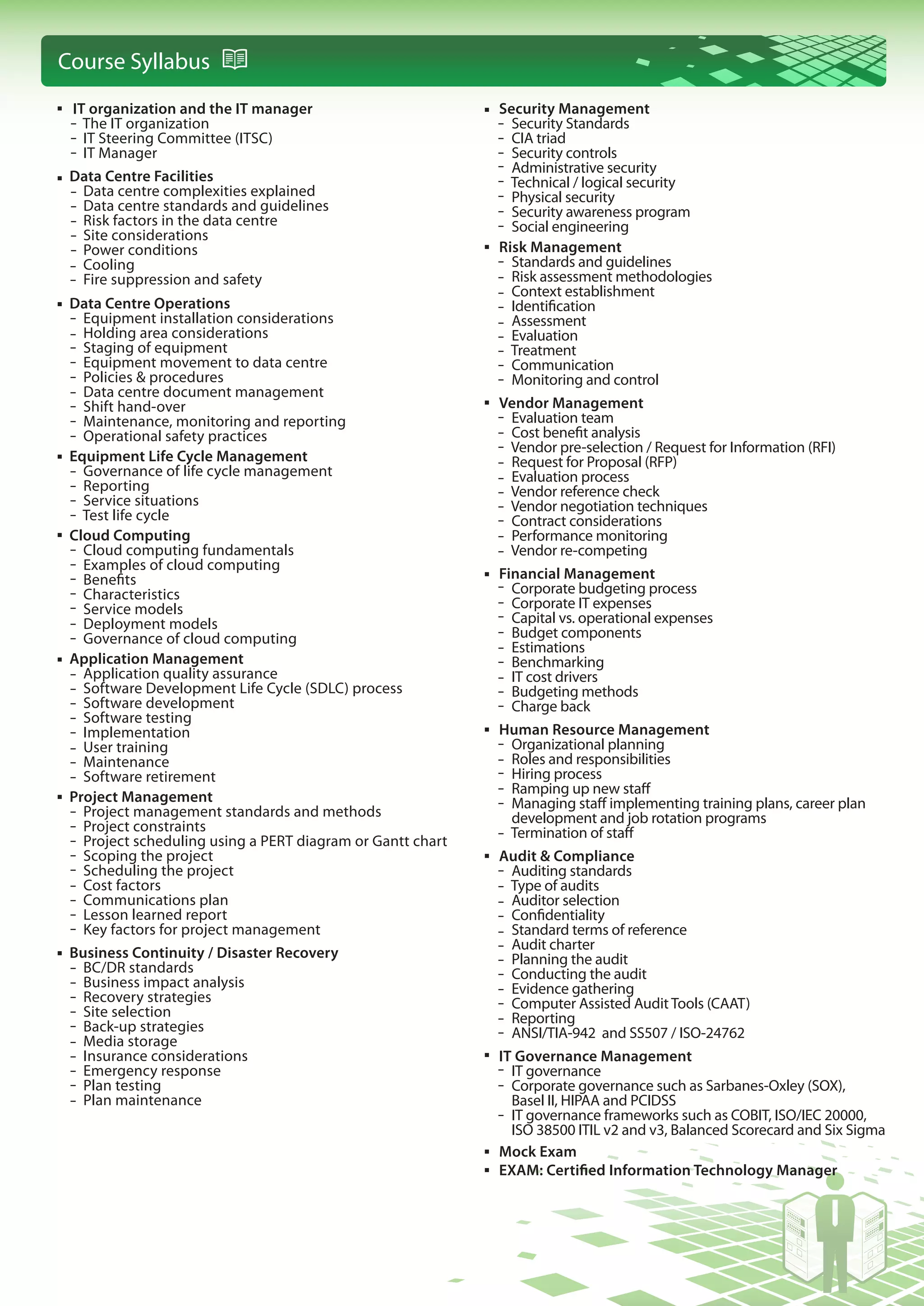 CERTIFIED INFORMATION TECHNOLOGY MANAGER | PDF