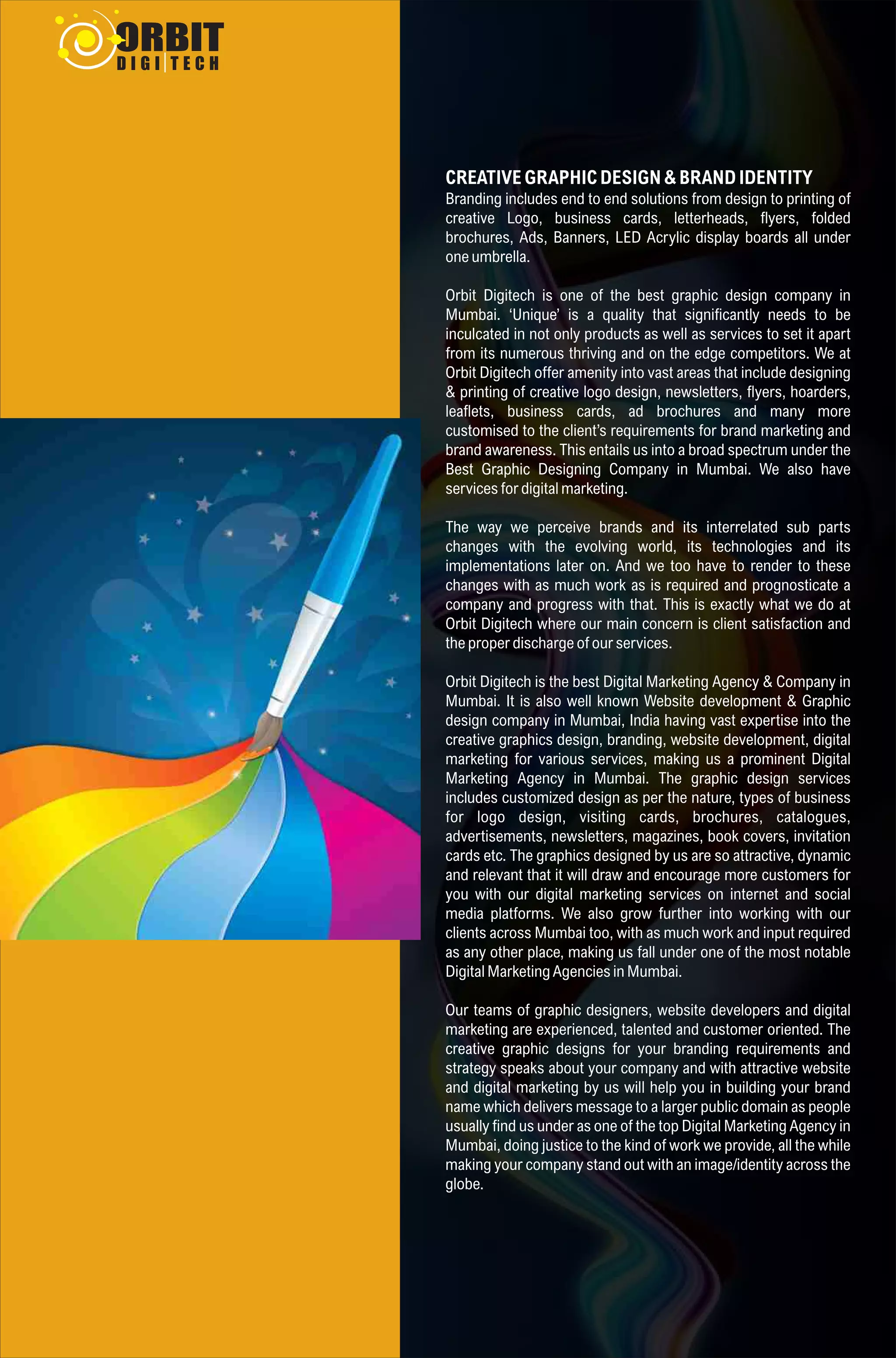 Orbit Digitech Brochure | PDF