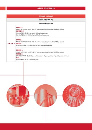 ICR Coatings Brochure - Metal structures | PDF