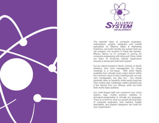 Alliance Sales and Marketing Solutions ARDA World Brochure | PDF