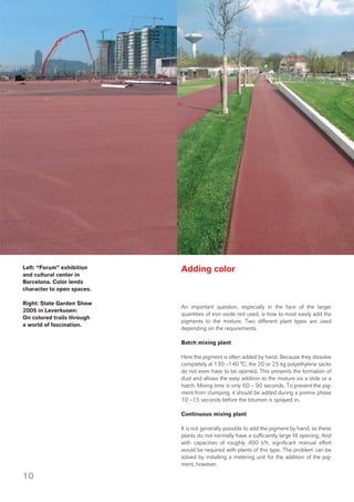 Coloring of asphalt | PDF