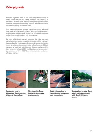 Coloring of asphalt | PDF