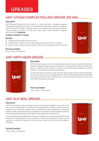 UNIT GREASE | PDF