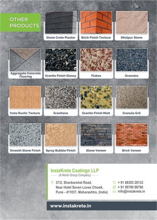Concrete Finish Facades & Texture. www.balajiwalltexture.com