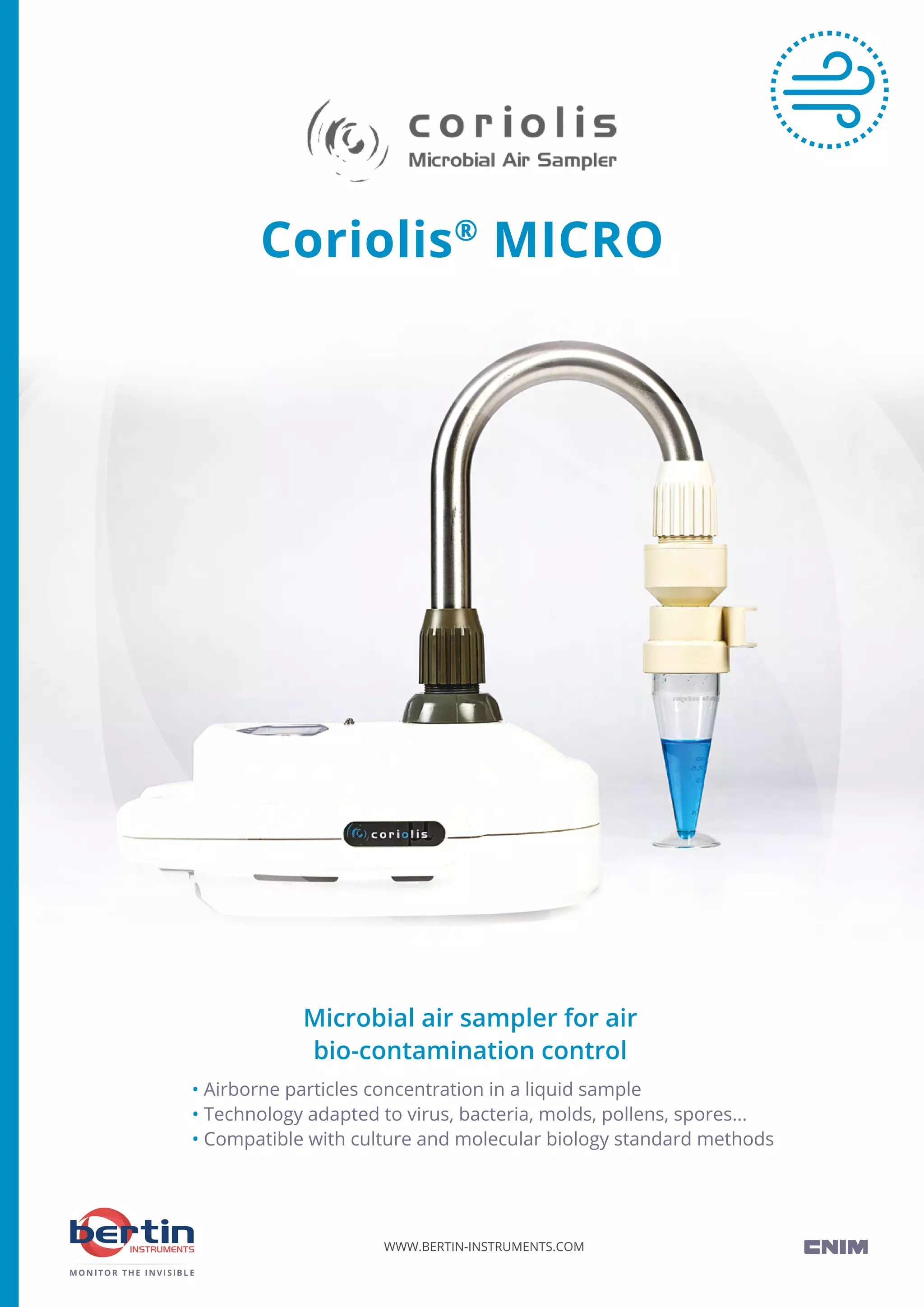 Coriolis µ is an innovative biological air sampler | PDF