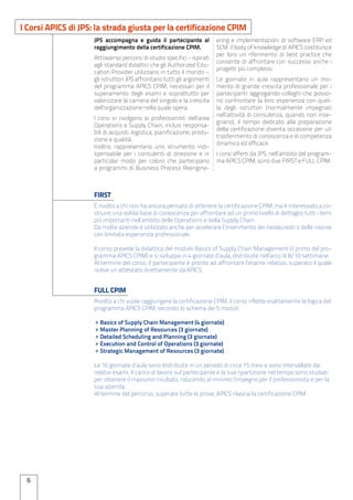 Brochure corsi apics | PDF