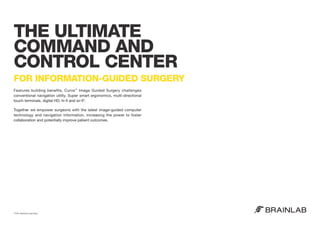 Curve Image Guided Surgery Brochure | PDF