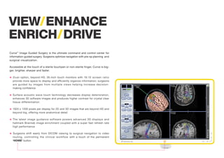 Curve Image Guided Surgery Brochure | PDF