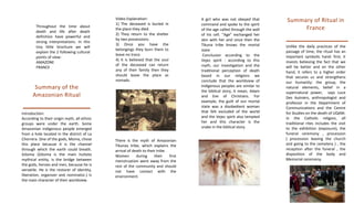 Brochure death in Amazon and French culture | PDF