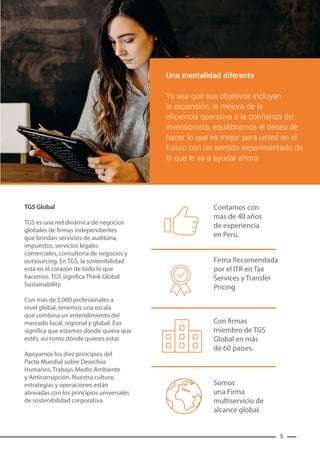 Brochure de servicios Perú | PDF
