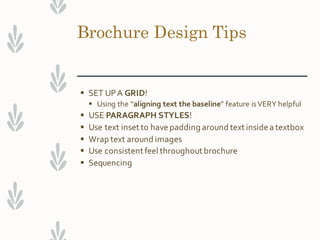 Brochure Design | PPT