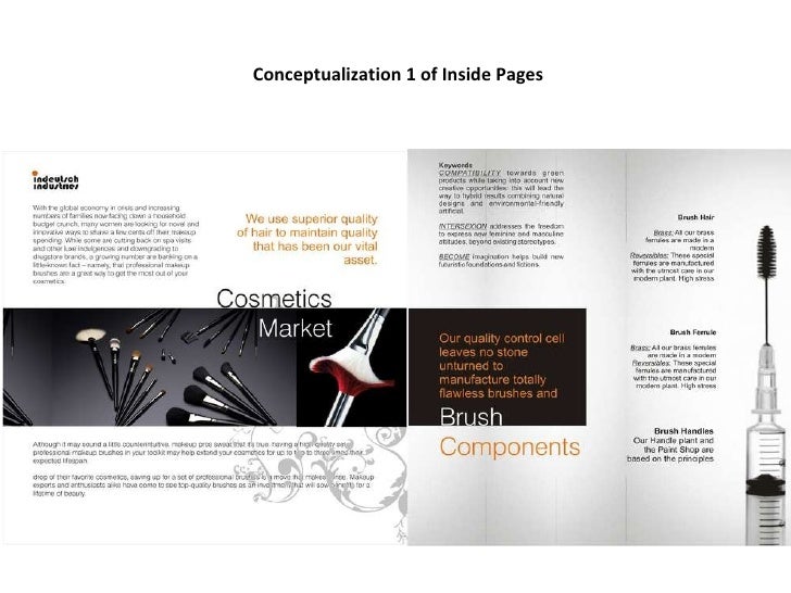 Brochure design process