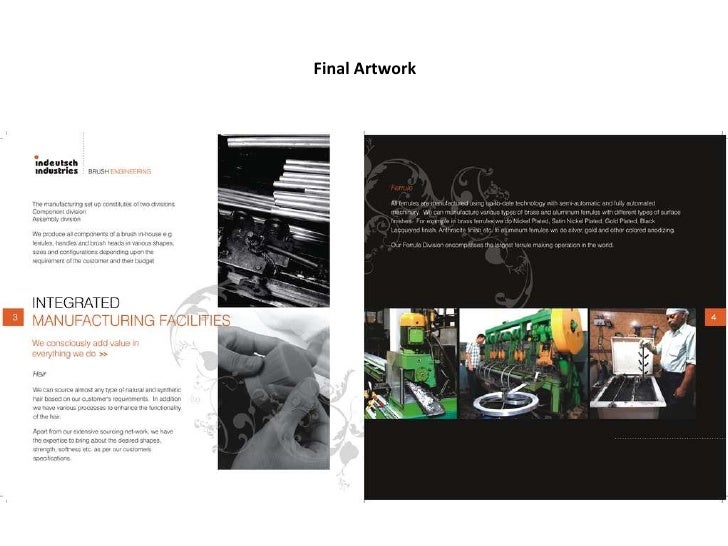 Brochure design process