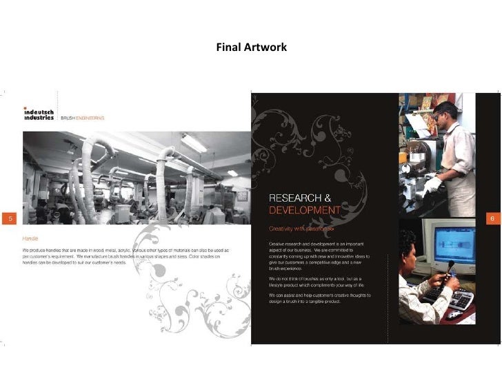 Brochure design process