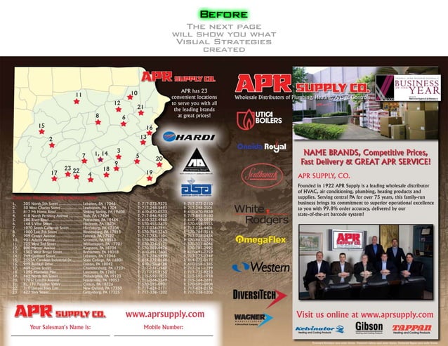 Brochure Design Process Bob Rios Visual Strategies Apr Supply | PPT