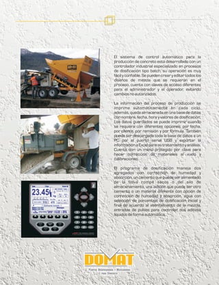 Catálogo Domat - DM Series | PDF