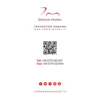 Domus Marmi Travertino Romano | PDF