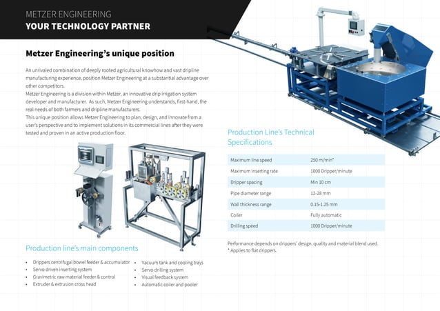 Metzer dripline production | PPT