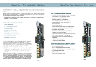 brochure DynaFlex Multiplexer Sistem Komunikasi Utily PLN Jawa Bali | PPT