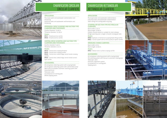 Ecomacchine brochure - water wastewater and sludge equipments | PDF ...