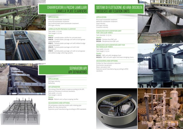 Ecomacchine brochure - water wastewater and sludge equipments | PDF ...