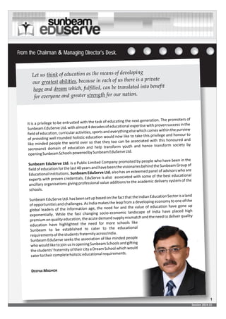 Brochure Eduserve | PDF