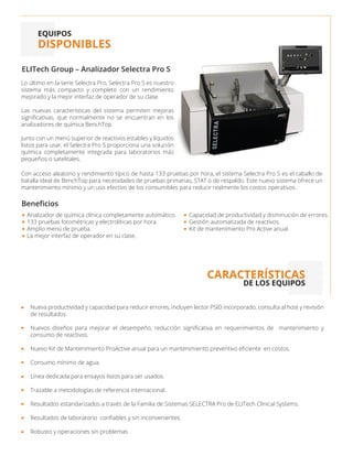 Elitech. Equipos SELECTRA Pro | PDF