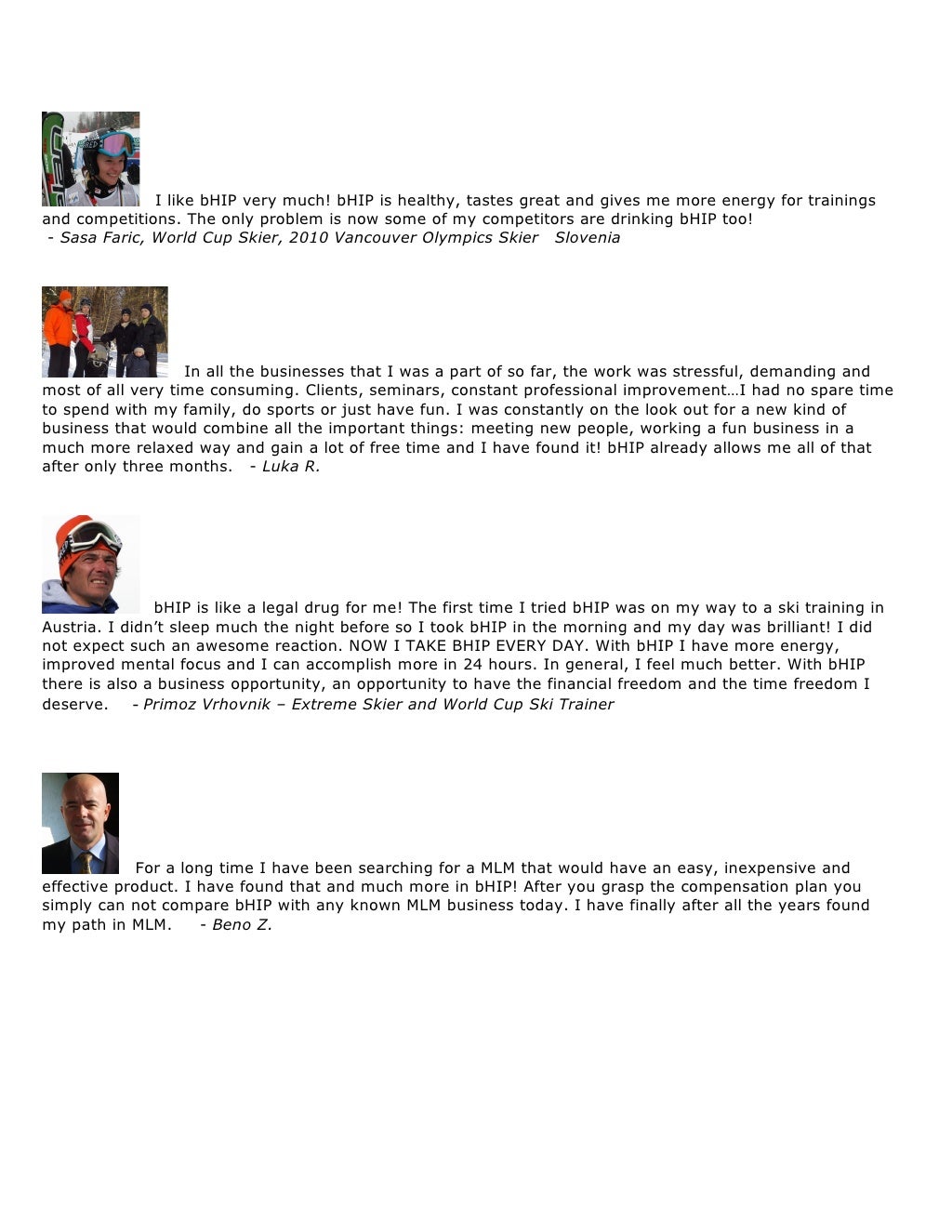 bHip Europe-Brochure English | DOC | Herbs and Supplements ...