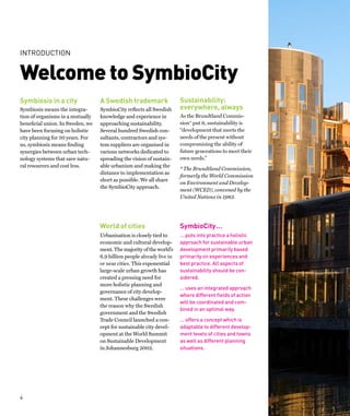 SymbioCity Sustainability By Sweden | PDF