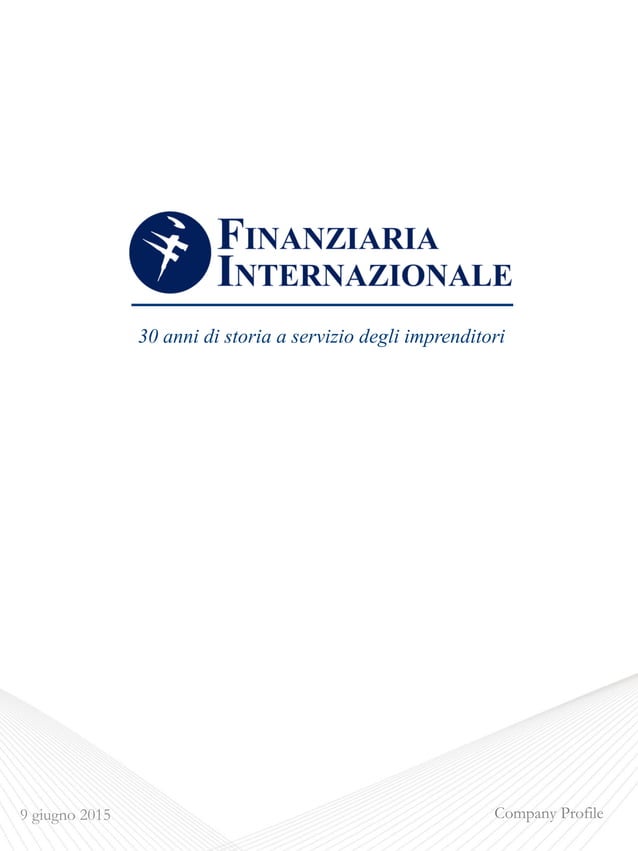 Company Profile del Gruppo Finint | PDF