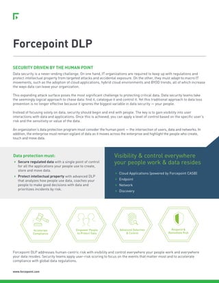 Brochure forcepoint dlp_en | PDF