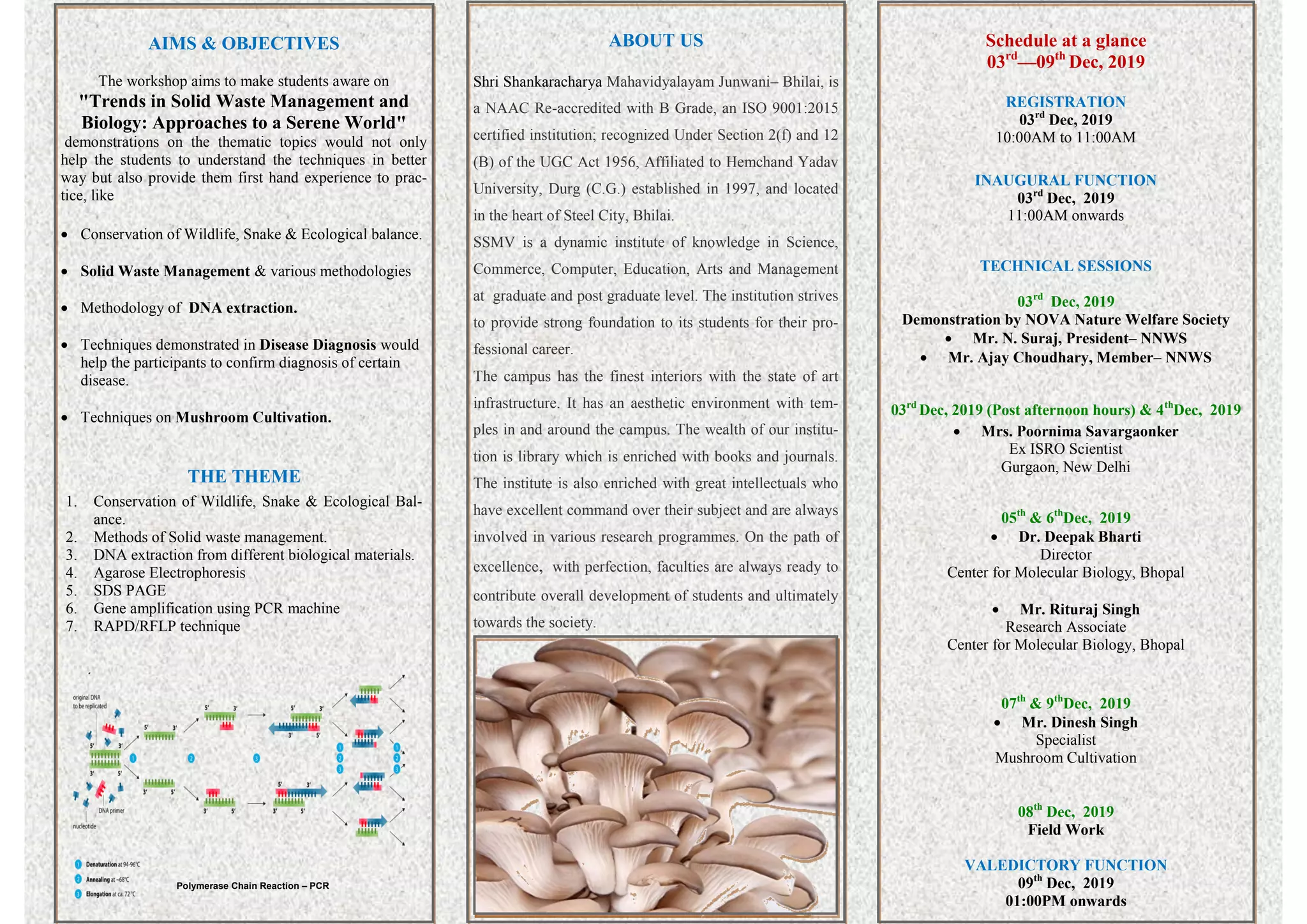 Brochure for national workshop (3) | PDF