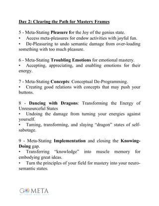Go Meta Training 2019 | PDF | Workshops and Classes | Hobbies & Interests