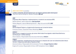 Brochure Forum Abi Lab 2009 | PDF | Business | Business and Finance