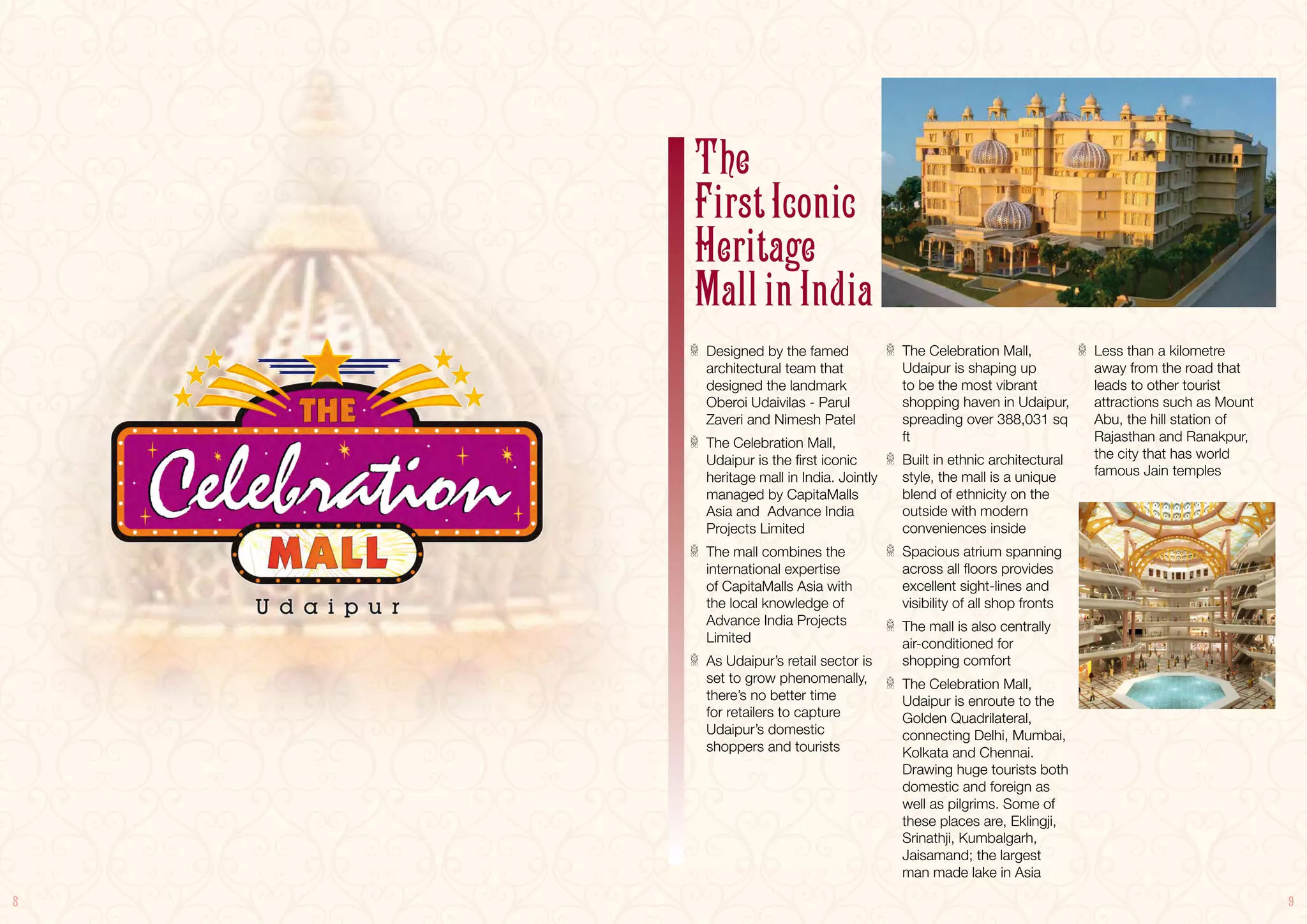 The Celebration Mall Udaipur Brochure | PDF
