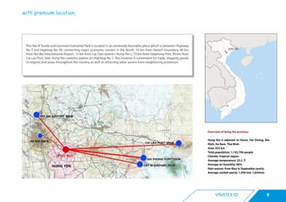 Mẫu thiết kế Brochure giới thiệu khu công nghiệp Vinatex Id | PDF