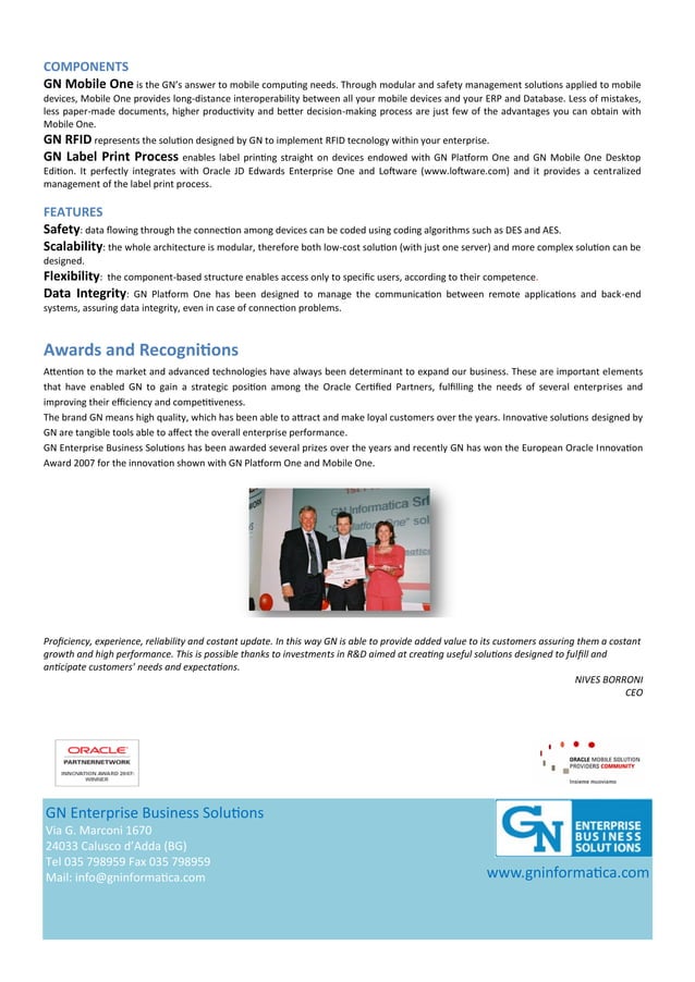 GN platform one (english) | PDF | Computing | Technology & Computing