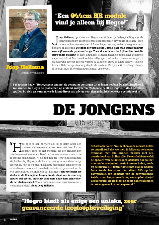 Brochure Hegro 2017, First choice professional fryers! | PDF