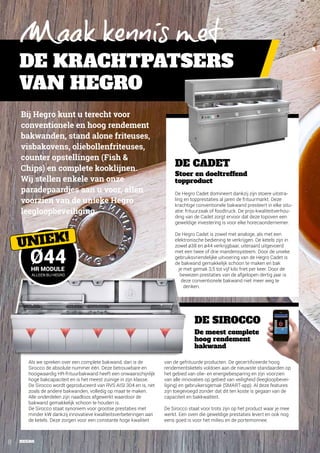 Brochure Hegro 2017, First choice professional fryers! | PDF