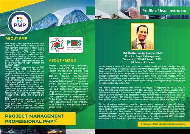 PMP Exam Preparation Course Detailed Outline | PDF | Management ...