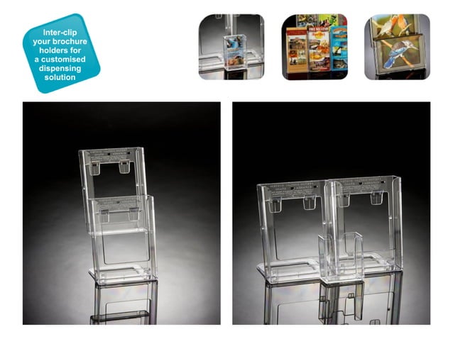 Brochure holders & display systems | PPT