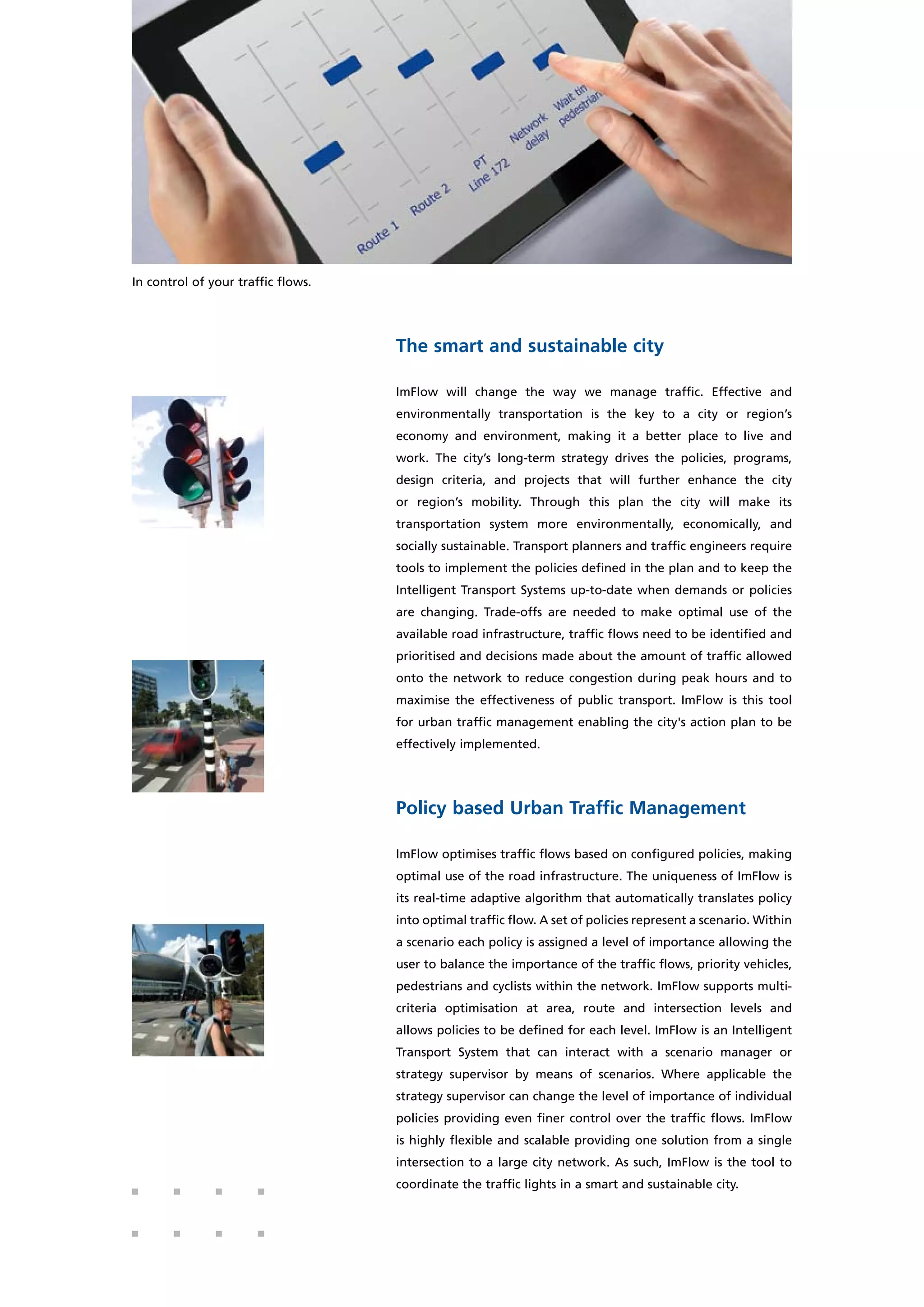 ImFlow Adaptive Traffic Management System | PDF