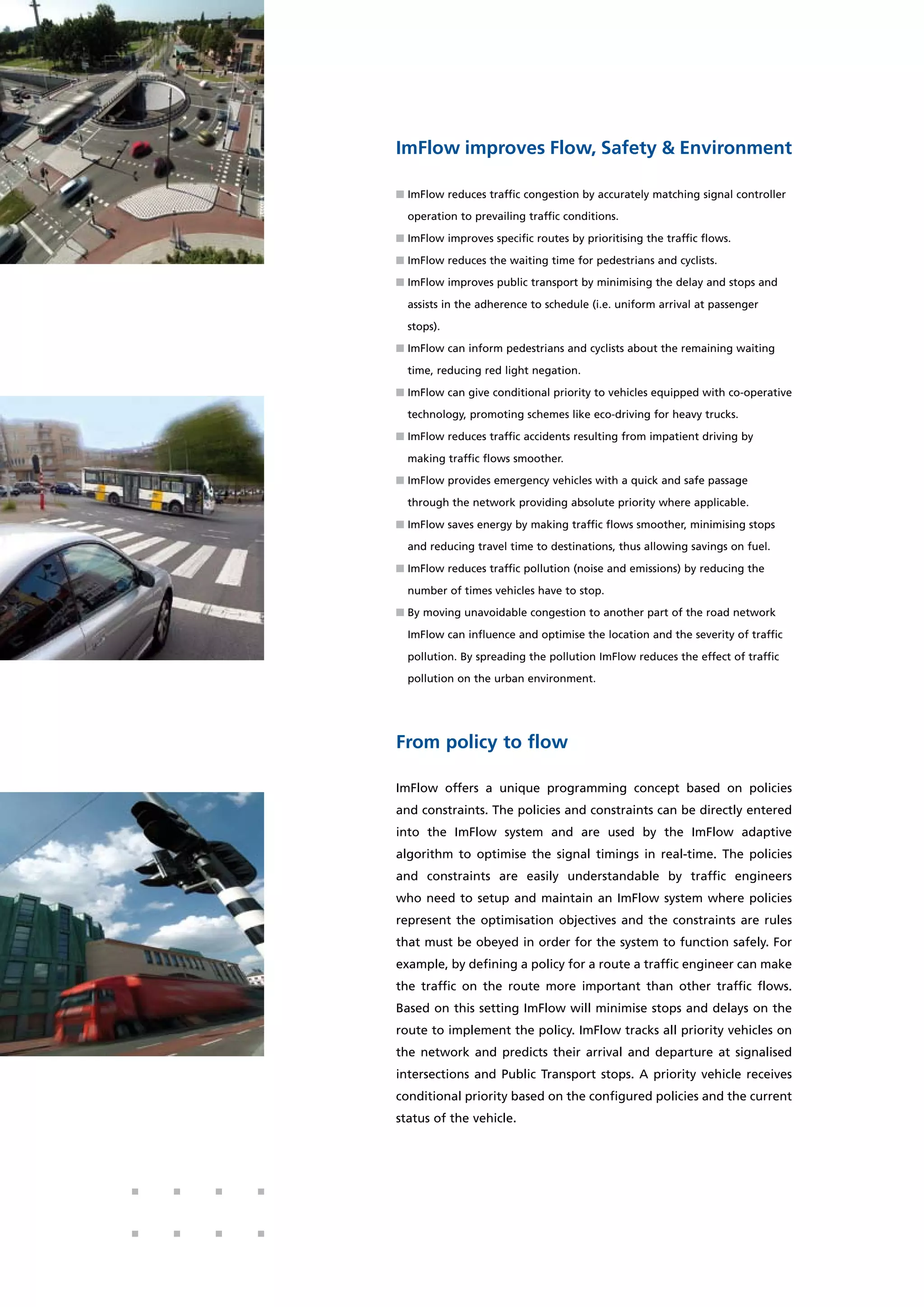 ImFlow Adaptive Traffic Management System | PDF