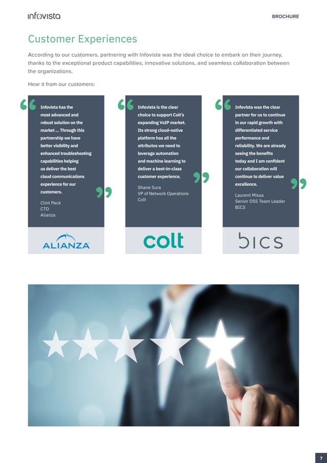 Ativa™ for fixed voice | Brochure | Infovista | PDF