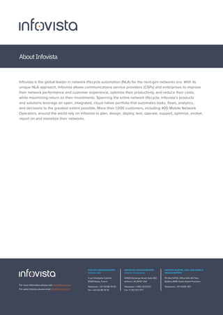 Ativa™ for fixed voice | Brochure | Infovista | PDF