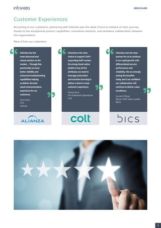 Ativa™ for Fixed Voice Assurance | Brochure | Infovista | PDF