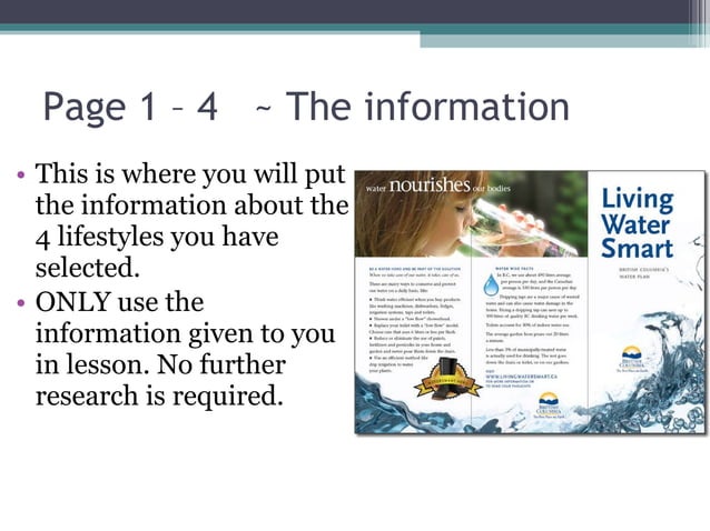 Brochure instructions school | PPT