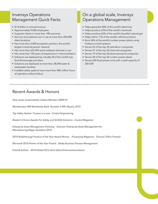 Brochure Invensys Operations Management 04 11 | PDF
