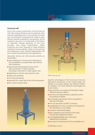 Jet Milling - Comex AS | PDF