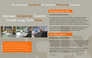 Certificate Tracking Brochure | PPT